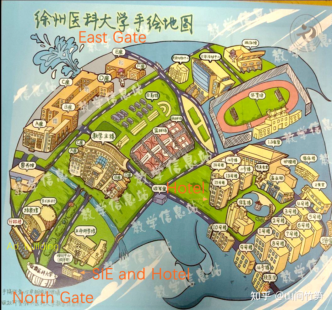 Campus map-国际教育学院英文网